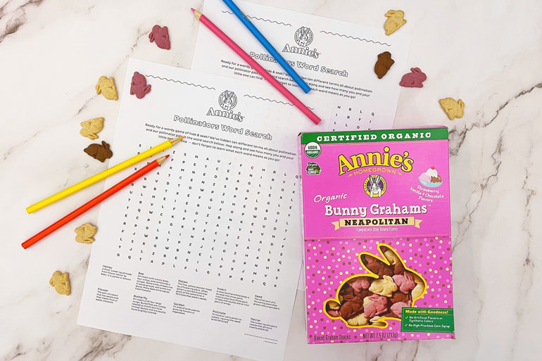 Pollinator word search | Annie‘s